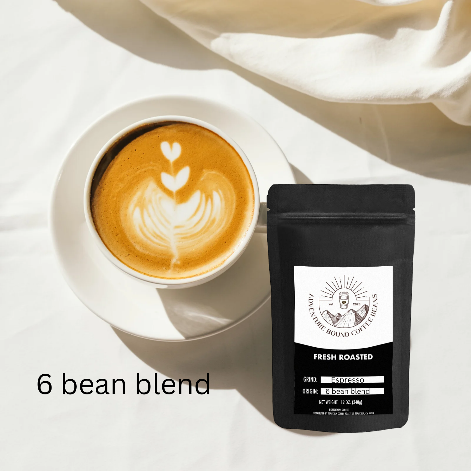 Adventure Bound Coffee Beans | 6 Bean Blend |Dark Roast | Espresso Blend
